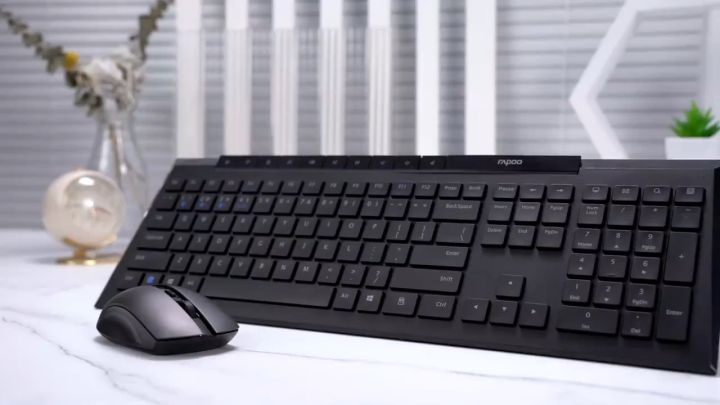 Rapoo 8200M/8210M 2.4G Wireless Keyboad and Mouse, Bluetooth 3.0 ...