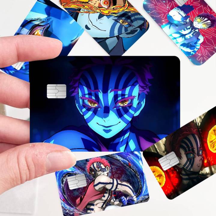Demon Slayer Infinity Castle Akaza Fashion Matte Gold Silver Black ...
