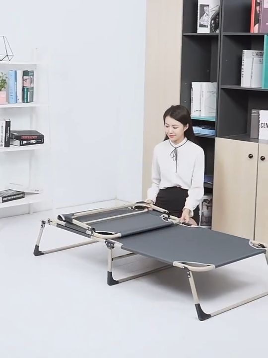LUCK Folding Bed Portable Bed Single Bed With Foam Foldable Chair Thick ...