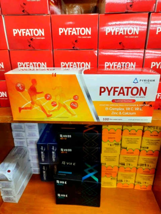 Pyfaton 10 Kaplet Multivitamin Kesehatan Membantu Menjaga Daya Tahan ...