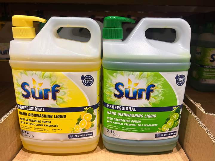 Surf Professional Hand Dishwashing Liquid with Pump 2.1L | Lazada PH