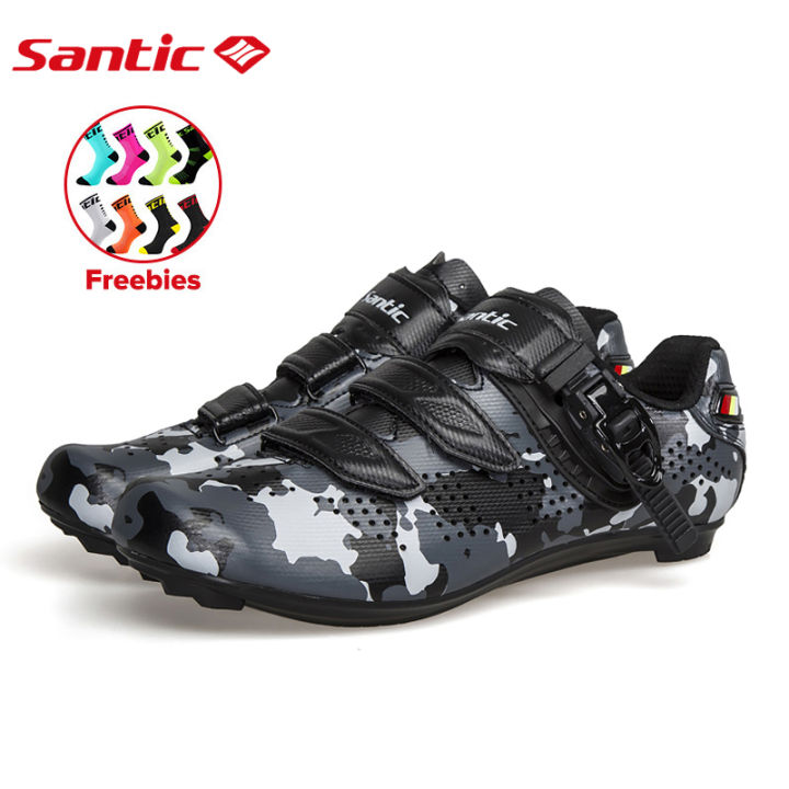 Santic Road Cycling Shoes Men Road Bike Shoes SPD Pedal Breathable Size ...
