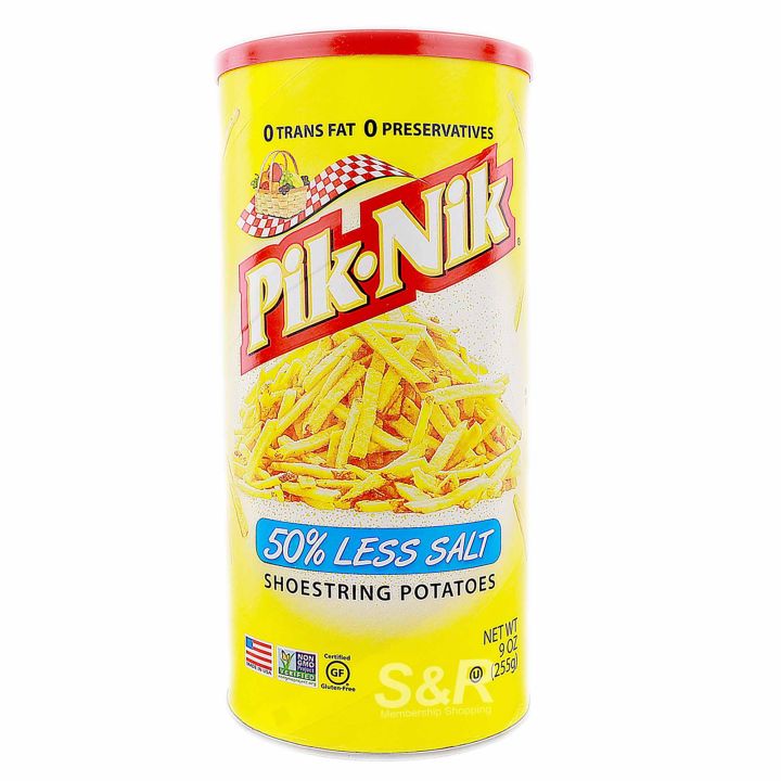 Pik-Nik 50% Less Salt Shoestring Potatoes 255g | Lazada PH