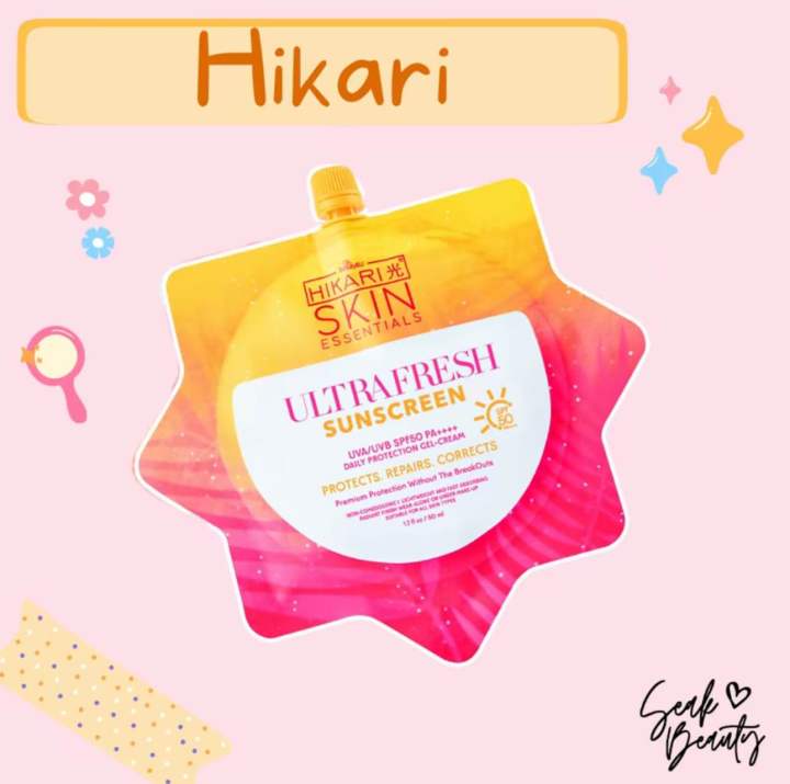 Hikari Skin Essentials Ultrafresh Sunscreen SPF50 50ml | Lazada PH
