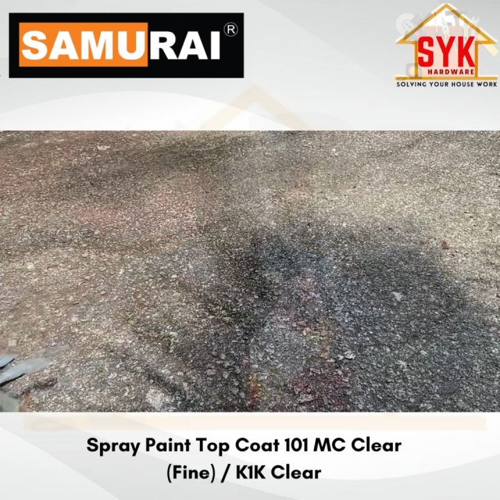 SYK Samurai Spray Paint Top Coat 101 MC Clear (Fine) / K1K Clear Coat ...