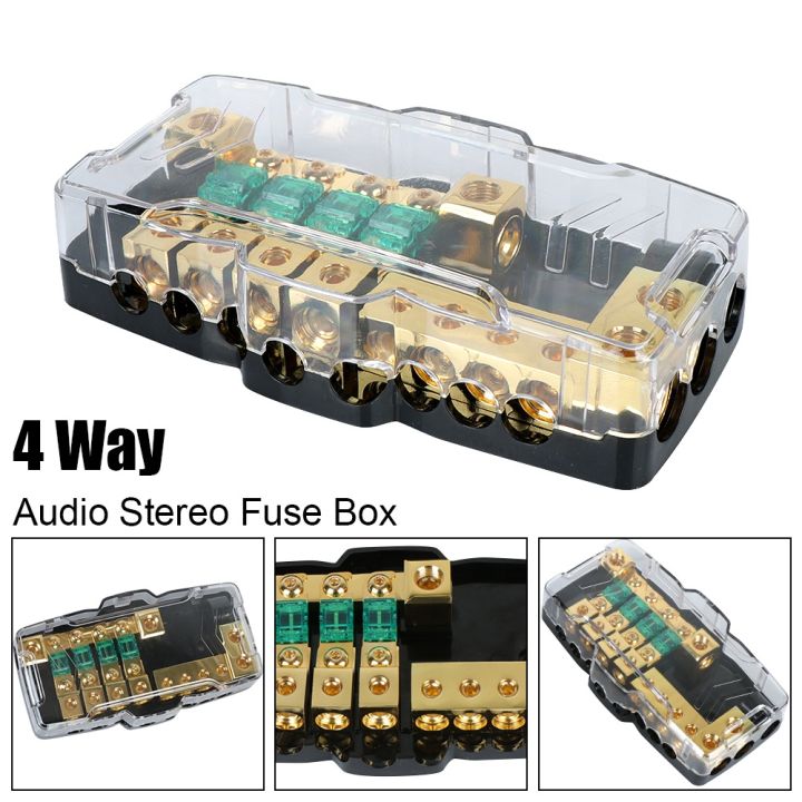12V-24V Distribution Fuses Box Block For Car RV Camper LED Car Audio ...
