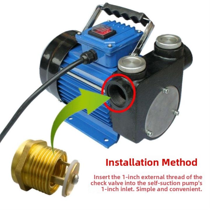 FEIZHUXIANSEN | Check Valve 1 Inch Inlet/Outlet Threaded Water Pump ...