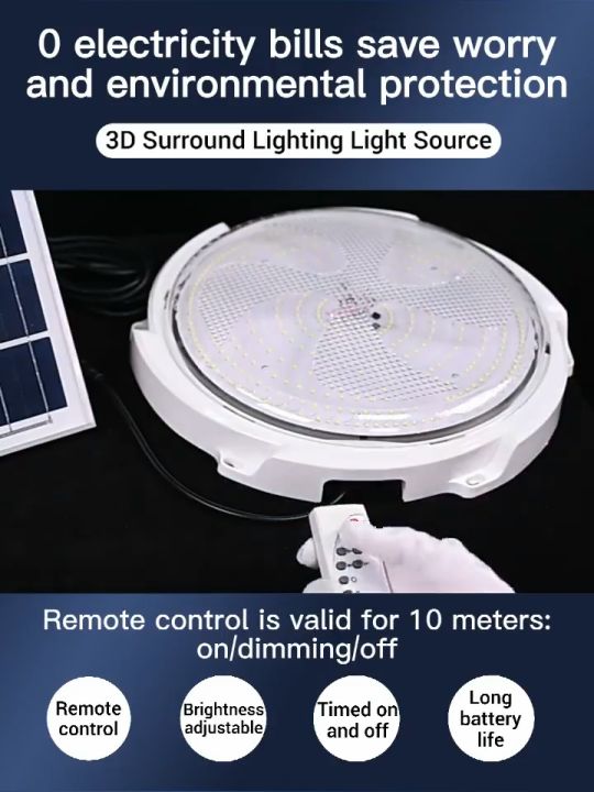 panda solar light promo sale 800W solar ceiling light solar lights ...