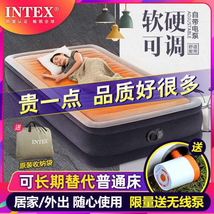 Intex Inflatable Mattress Household Floor Rest Camping Inflatable ...