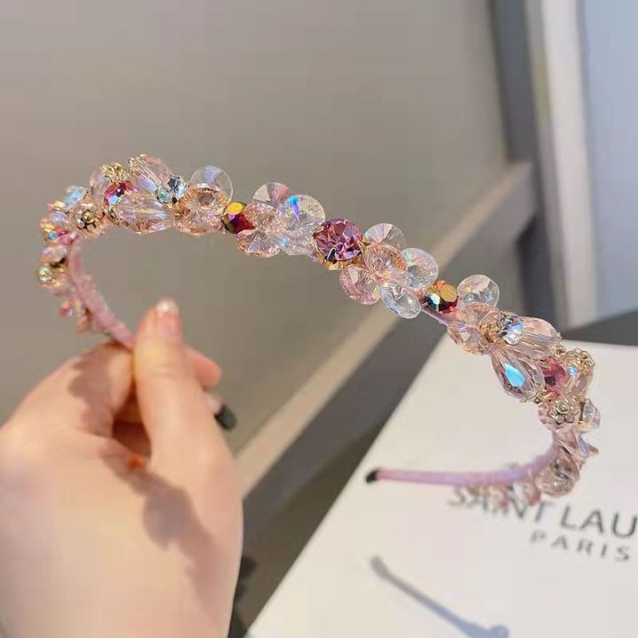 Shiny Luxury Rhinestone Hair Band Diamond Hair Hoop Hair Accessories