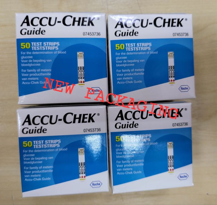 100% original BUNDLE SALES ACCU CHEK GUIDE/ GUIDE ME STRIPS EXP 01/2026 ...