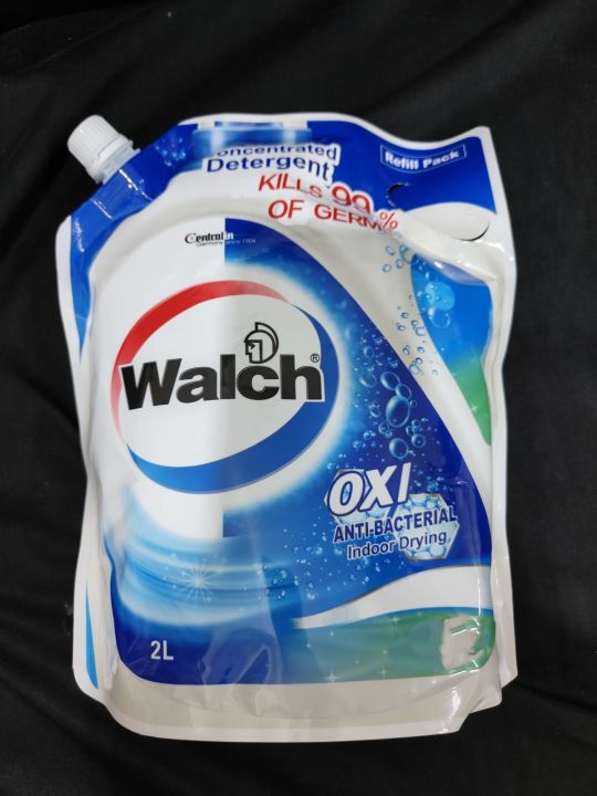 WALCH OXI ANTIBACTERIAL LIQUID LAUNDRY DETERGENT REFILL 2L | Lazada