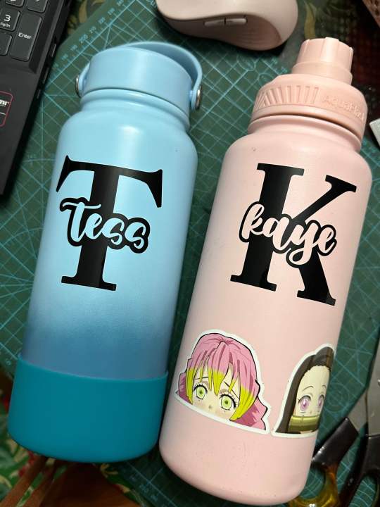 Monogram Sticker, Initial-Name Sticker, Aquaflask Sticker | Lazada PH