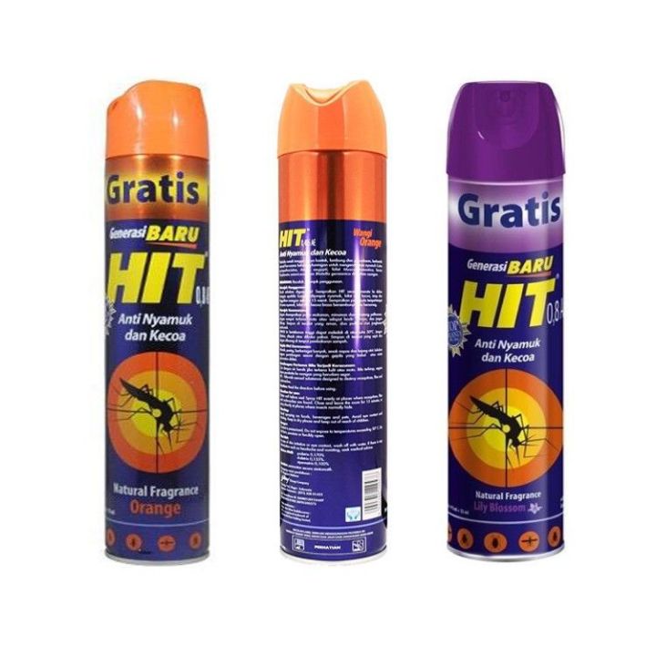 hit aerosol 600ml plus 75ml | Lazada Indonesia