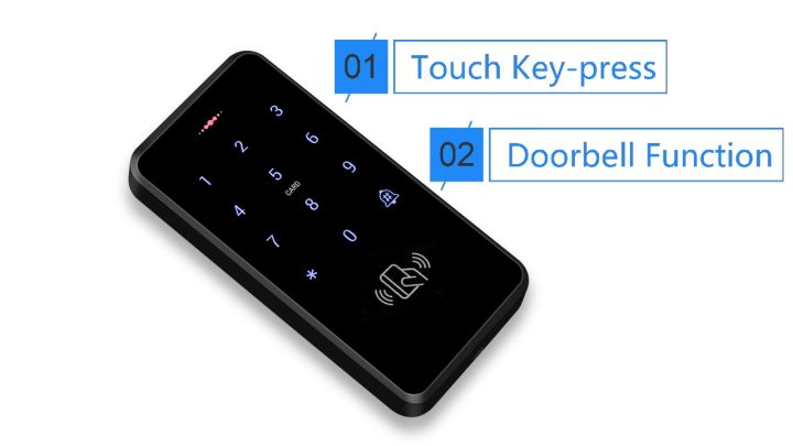 Door Access Control System RFID 125Khz Card Password Unlock Touch ...