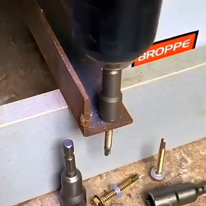 TEKSCREW Hexagon Drill Tail Screw Self-tapping Screw Color Steel Screw ...