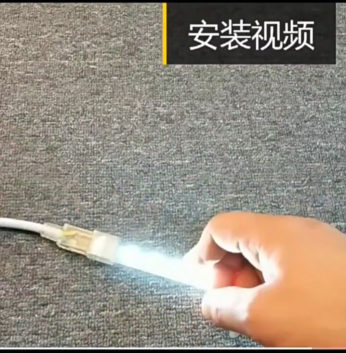 Waterproof/Tricolor Dimming Plug For Strip Light 220V Adapter Cable For ...