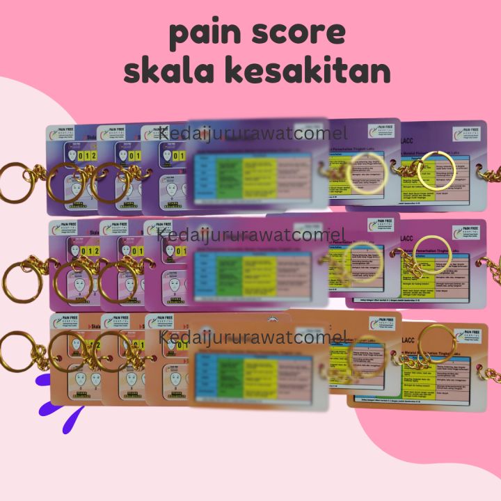 READY STOCK PAIN SCALE RULER / PAIN SCORE RULER / FLACC SCORE / SKALA ...