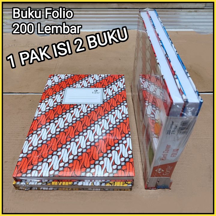 1 Pak Buku Folio 200 Lembar isi 2 Buku ( Packing Aman ) | Lazada Indonesia