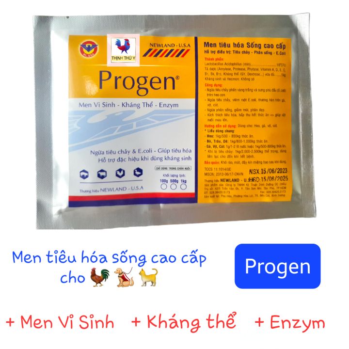 Progen (100gr) - Cung cấp men vi sinh, men tiêu hóa sống cao cấp ...