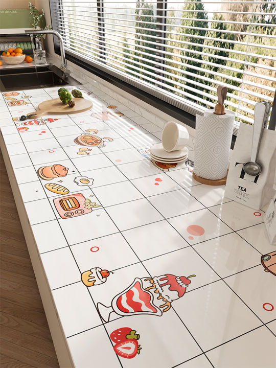 Waterproof Oil-resistant PVC Kitchen Countertop Protection Pad ...