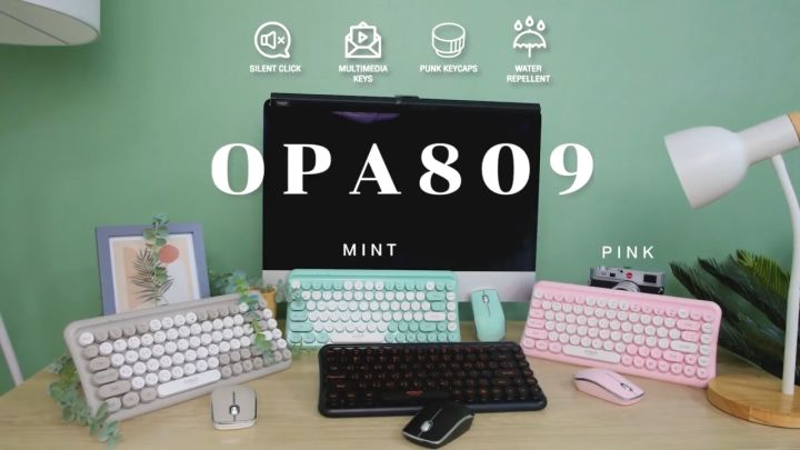 Anitech Wireless Keyboard & Mouse Combo ชุดคีย์บอร์ดและเมาส์ไร้สาย รุ่น ...