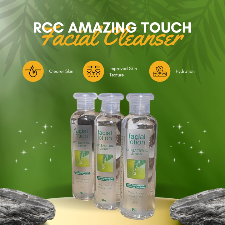 RCC Amazing Touch Facial Lotion Cleanser 3pcs | Lazada PH