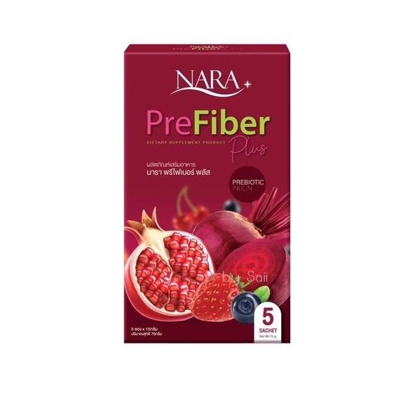 (1กล่อง) นารา พรีไฟเบอร์ พลัส Nara Prefiber Plus (แดง) | Lazada.co.th