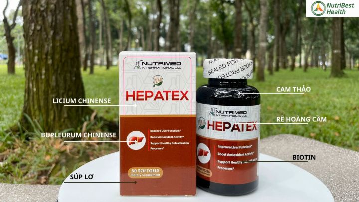 Thải độc gan, hỗ trợ phục hồi tế bào gan, chống oxy hóa - NMI - HEPATEX ...