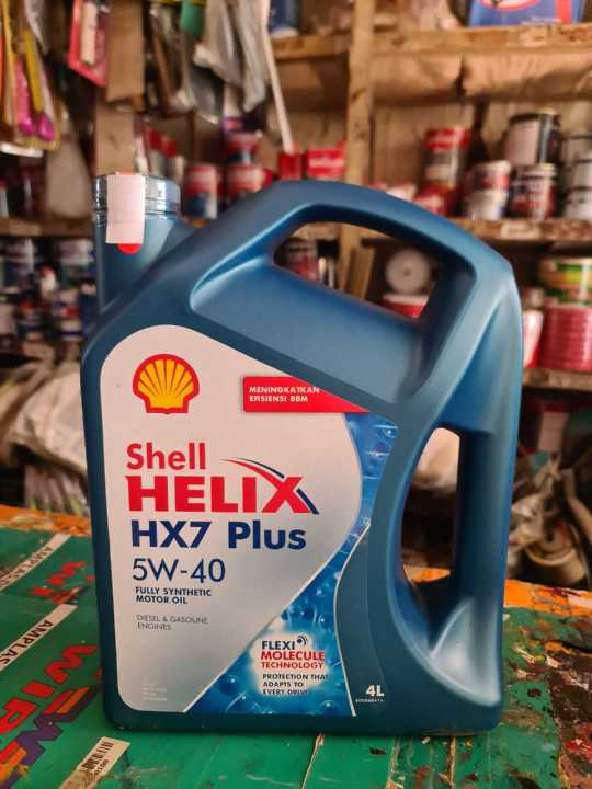 OLI SHELL HELIX HX7 PLUS 5W-40 4LITER | Lazada Indonesia