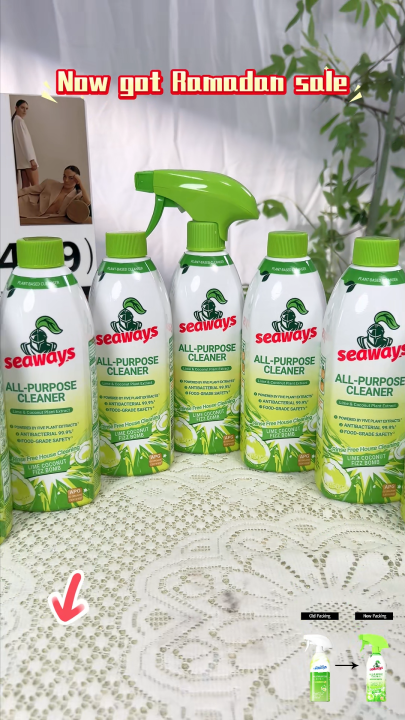 Seaways Multi-purpose Multi-purpose Cleaner Strong Decontamination ...