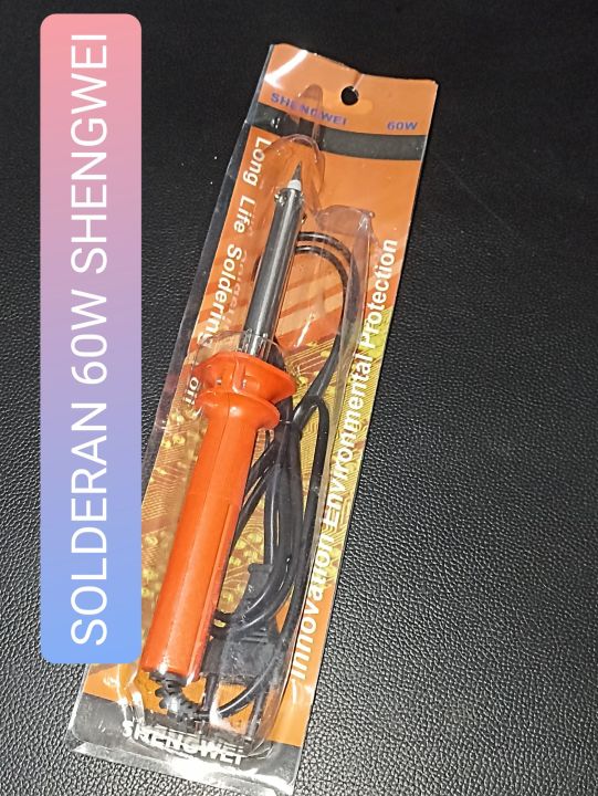 ALAT SOLDER 60W 60 WATT PLASTIK SHENGWEI SOLDERING IRON 60 WATT ALAT ...