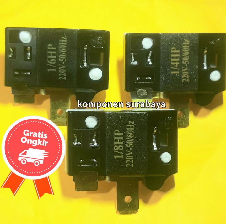 overload kulkas 1/4hp 1/6hp 1/8 HP overload kompressor | overload ...