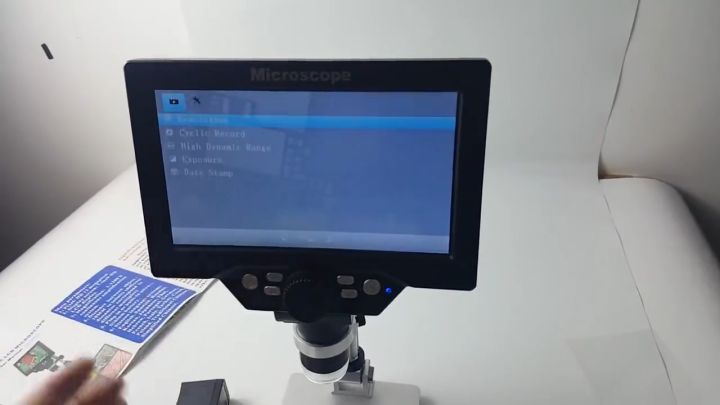 G1200 12MP Digita Electronic 8 LED VGA Microscope USB Mikroskope Mesin ...