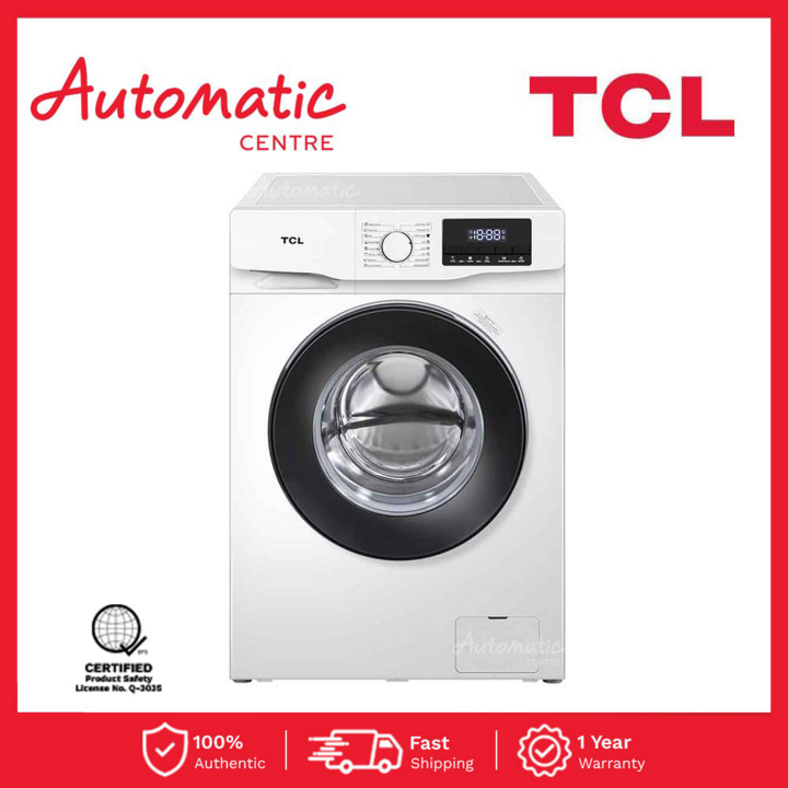 TCL TWF75 P60 7.5kg Front Load Washer Inverter with Steam Wash and ...