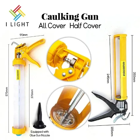 （Fast Delivery）Silicone Caulking Gun All/Half Cover For Pressing Inject ...
