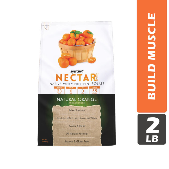 SYNTRAX Nectar 2LB Whey Protein Isolate | FRUITY MIX Flavours | Low ...