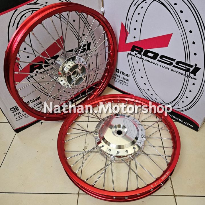 VELG PELEK MIO BEAT VARIO SCOOPY GENIO RING 17 ROSSI ORIGINAL | Lazada ...