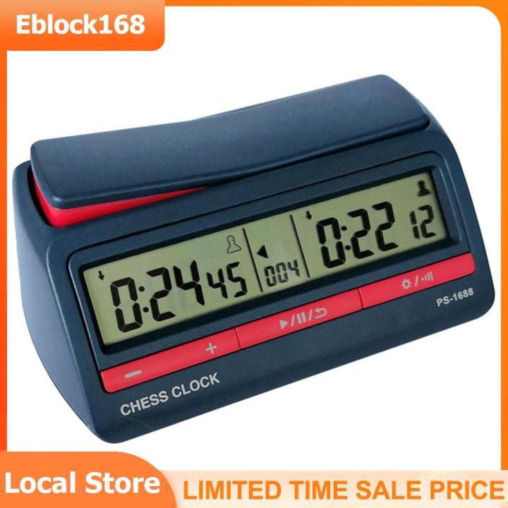 (Ready) International Chess Clock Timer Digital Count Down Up Chess Game Stopwatch | Lazada PH