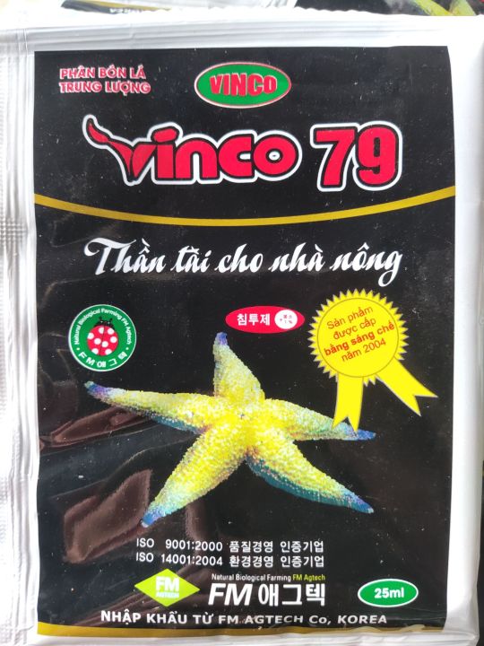 PHÂN BÓN LÁ TRUNG LƯỢNG VINCO 79 sản xuất nông sản sạch theo tiêu chuẩn ...