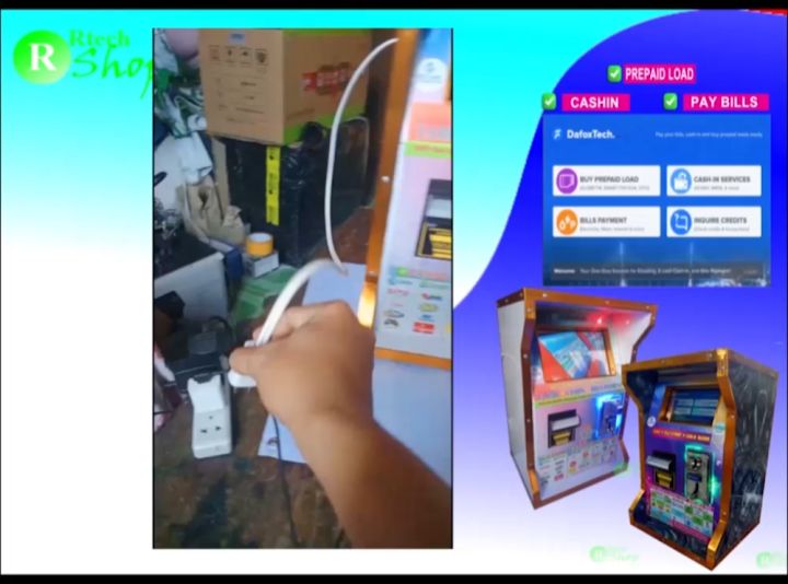 Eloading Vendo Machine with Gcash in(DAFOXTECH KIOSK) | Lazada PH