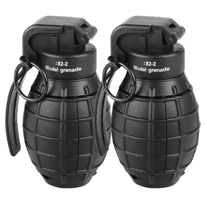 2pcs Outdoor Airsoft Grenade Model, Tactical Smoke Grenade Model, M67 ...