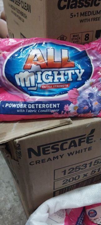 ALL MIGHTY POWDER DETERGENT WITH FABRIC CONDITIONER 1KG | Lazada PH