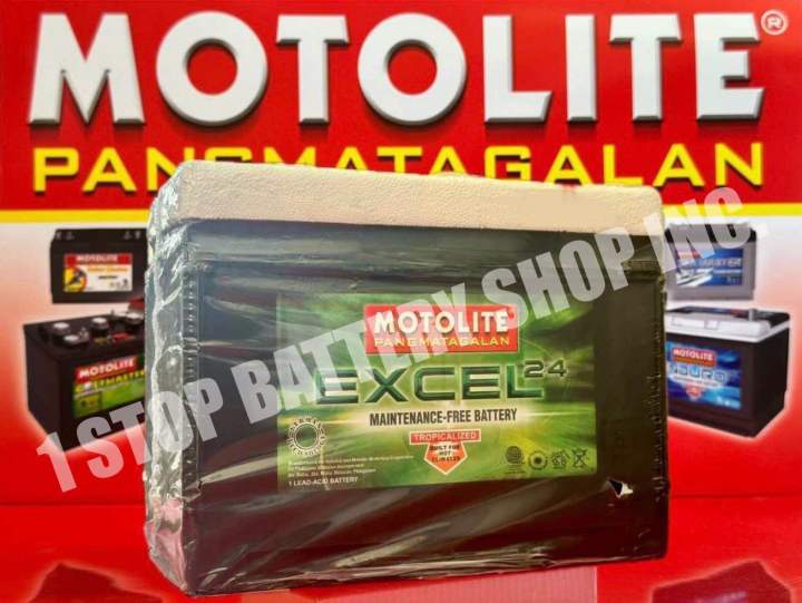 MOTOLITE 3SMF EXCEL Maintenance Free Car Battery D31L D31 D31R 3SM 3SMF N70L N70 | Lazada PH