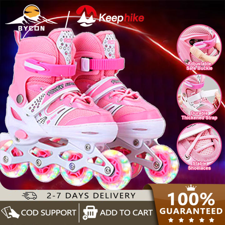 【TOP SALE】Inline Roller Skates Shoes for Kid Roller skates adjustable ...