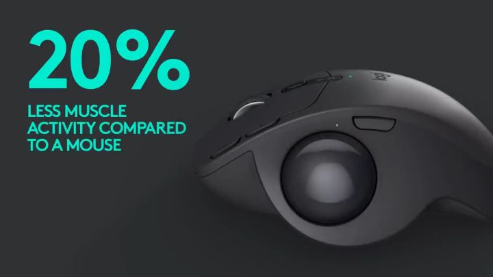 Logitech MX ERGO Advanced Wireless Trackball – For PC and MAC ...