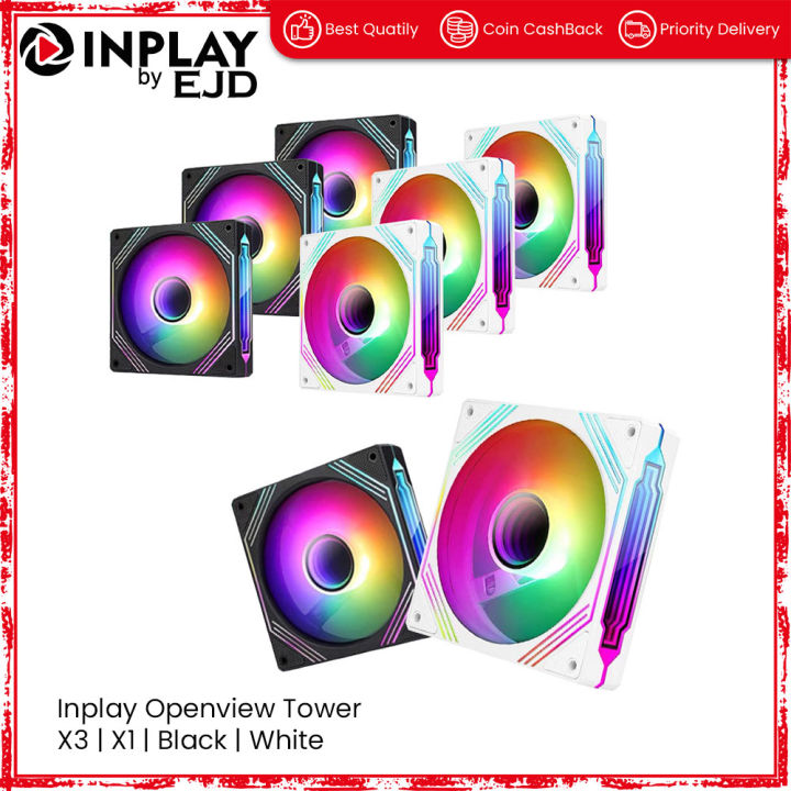 Inplay Openview Tower 6Pin Single Fan Only | 3-in-1 Fan Bundle with Hub ...