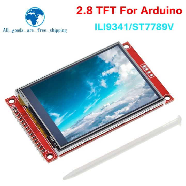 DIYTZT 240x320 2.8" SPI TFT LCD Touch Panel Serial Port Module With PBC ILI9341 / ST7789V 2.8 ...