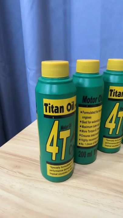 TITAN OIL PRODUCTS CYCLONE 4T MOTOR OIL (200mL) | Lazada PH