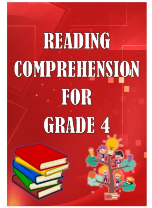Reading Comprehension for Grade 4 (36 pages) bookbinded | Lazada PH